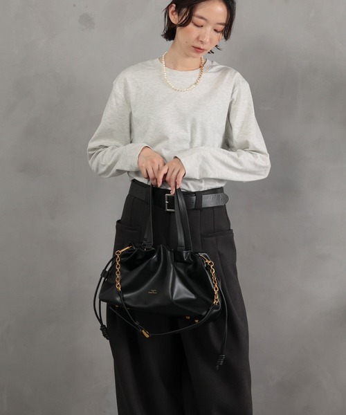 DRAW(ドロー) / ドローストリング バッグ ミディアム（ショルダー