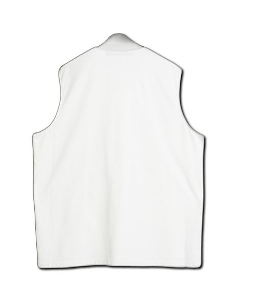 NO ID.】Geometric Print Sleeveless Big Pullover / ジオメトリック