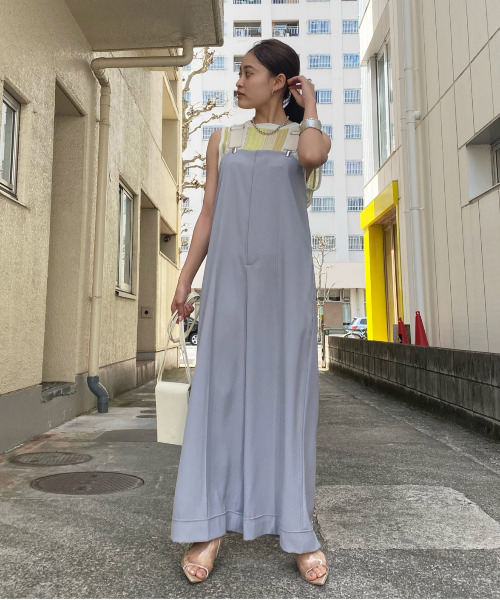 AMERI（アメリ）の「BIG PANTS ROMPERS（つなぎ/オールインワン）」 - WEAR