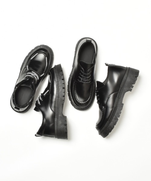 SVEC（シュベック）の「チャンキーソール Uチップ レースアップシューズ（ドレスシューズ）」 - WEAR