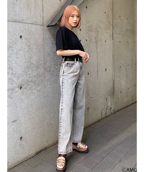 MURUA（ムルーア）の「【ayumi hamasaki×MURUA】MONOGRAM A LOGO PRINT BIG Tシャツ（Tシャツ/カットソー）」 - WEAR