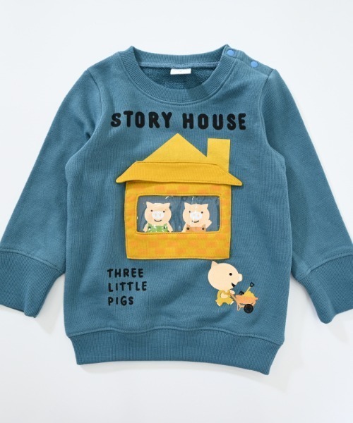 【セール】CHEEK ROOM/チークルーム 3匹のこぶたトレーナー（スウェット）｜CHEEK ROOM（チークルーム）のファッション通販 ...