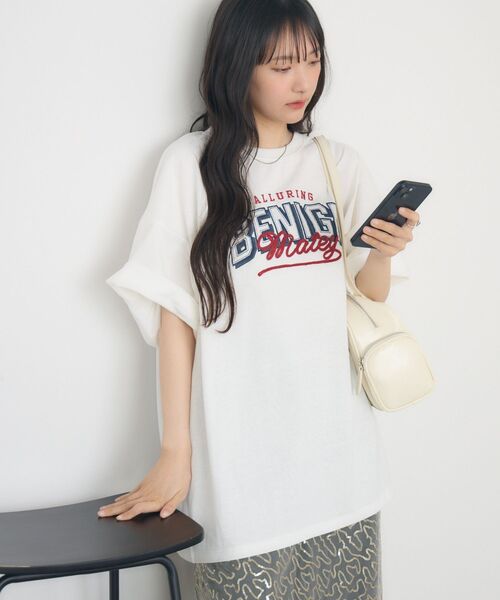 RETRO GIRL（レトロガール）の「立体ロゴBIGTEE（Tシャツ/カットソー）」 - WEAR
