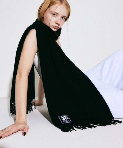 SCULPTOR（スカルプター）の「MONOGRAM SOFT MUFFLER/モノグラムソフトマフラー（マフラー）」 - WEAR