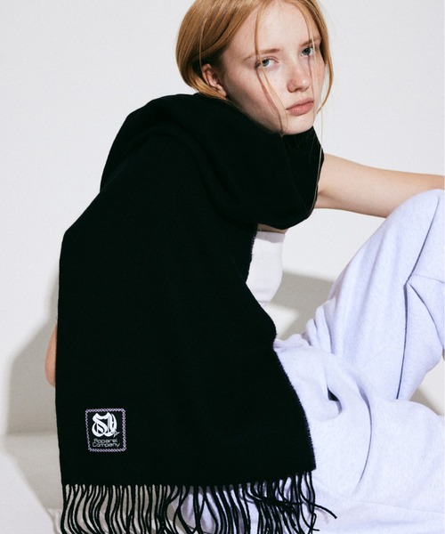 SCULPTOR（スカルプター）の「MONOGRAM SOFT MUFFLER/モノグラムソフトマフラー（マフラー）」 - WEAR