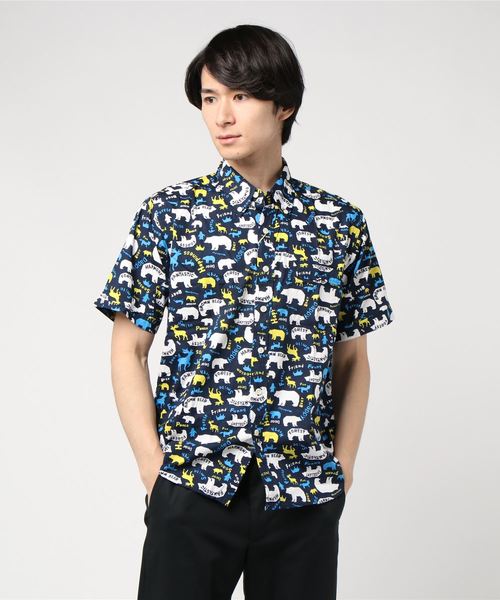 BEAVER（ビーバー）の「THE SHARKEY'S GALLERY/ザシャーキーズギャラリー クマ/柄シャツ（シャツ/ブラウス）」 - WEAR