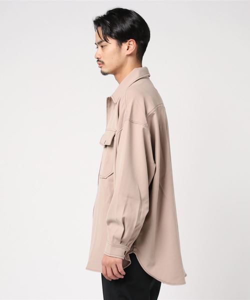 CASPER JOHN（キャスパージョン）の「Drape Chief Petty Officer Shirts/ドレープCPOシャツ（シャツ ...