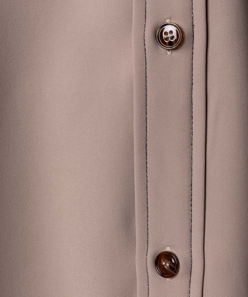 CASPER JOHN（キャスパージョン）の「Drape Chief Petty Officer Shirts/ドレープCPOシャツ（シャツ ...