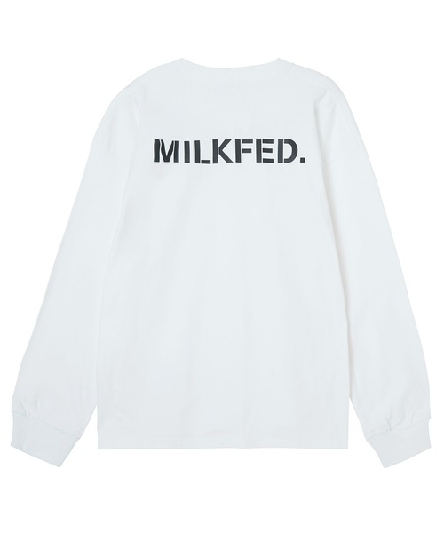 MILKFED.（ミルクフェド）の「BASIC STENCIL WIDE L/S TEE（Tシャツ/カットソー）」 - WEAR