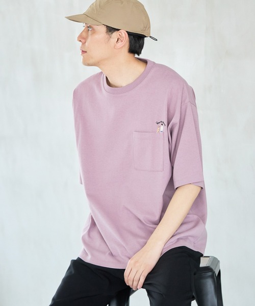 【セール】ポケット刺繍Tシャツ / 187160（Tシャツ/カットソー）｜LAKOLE（ラコレ）のファッション通販 - ZOZOTOWN