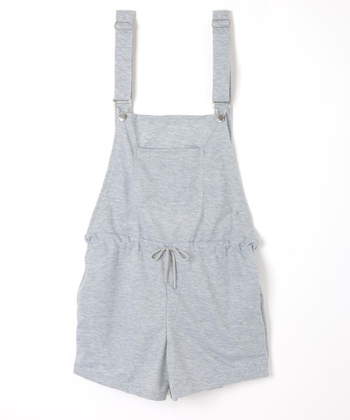 M DOLLY（エムドリー）の「drawstring half overalls/ドローストリングハーフオーバーオール（サロペット ...