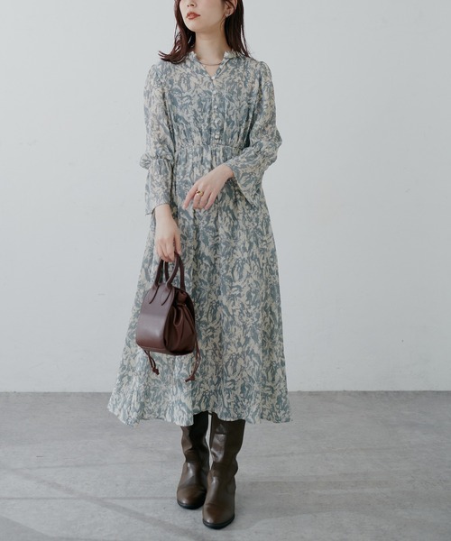 【ブランド古着】長袖ワンピース（ワンピース）｜natural couture（ナチュラルクチュール）のファッション通販 - ZOZOUSED