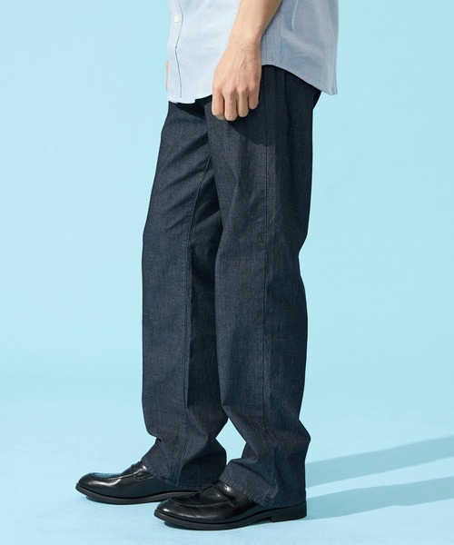 EDWIN（エドウィン）の「EDWIN エドウィン【夏用】COOL ルーズストレート ジーンズ デニムパンツ 涼しい（デニムパンツ）」 - WEAR