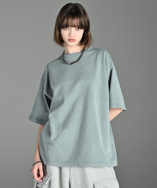 ADRER（アドラー）の「ESSENTIAL HEAVY COTTON PIGMENT TEE（Tシャツ/カットソー）」 - WEAR