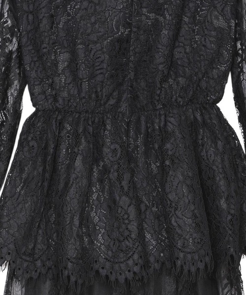 AMERI（アメリ）の「LACE LAYERED DRESS（ワンピース）」 - WEAR