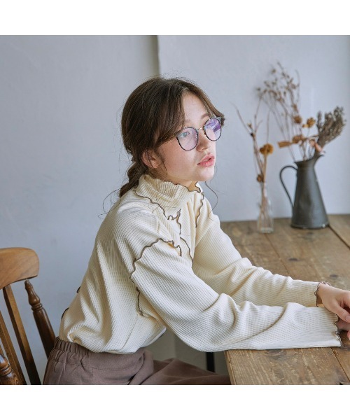 t a r o s u（タロス）の「t a r o s u mellow line knit / タロスメロウラインニット（ニット/セーター ...