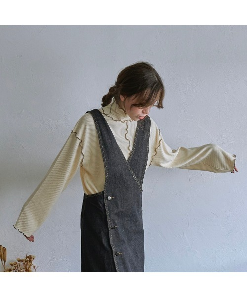 t a r o s u（タロス）の「t a r o s u mellow line knit / タロスメロウラインニット（ニット/セーター ...