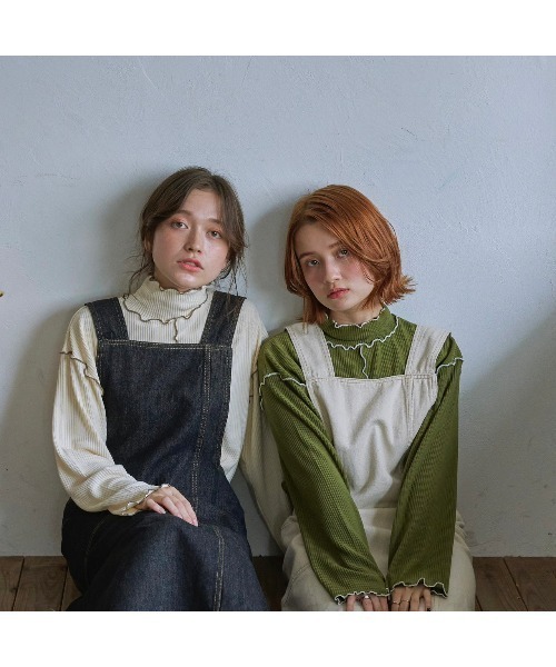 t a r o s u（タロス）の「t a r o s u mellow line knit / タロスメロウラインニット（ニット/セーター ...