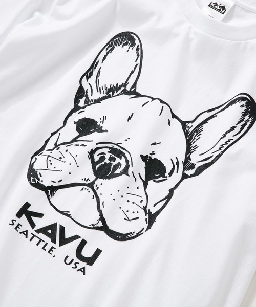 KAVU（カブー）の「KAVU/カブー Dog Tee/ドッグティー（Tシャツ/カットソー）」 - WEAR