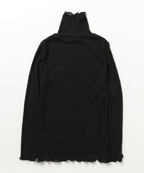 SETUP7（セットアップセブン）の「【SETUP7】ハイネックシアーカットソー 日焼け対策・UV対策 ぽこぽこ素材（Tシャツ/カットソー）」 - WEAR