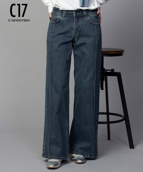 EDWIN（エドウィン）の「C17 PINTUCK WIDE BAGGY（デニムパンツ）」 - WEAR