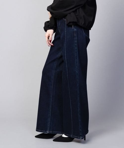 EDWIN（エドウィン）の「C17 PINTUCK WIDE BAGGY（デニムパンツ）」 - WEAR