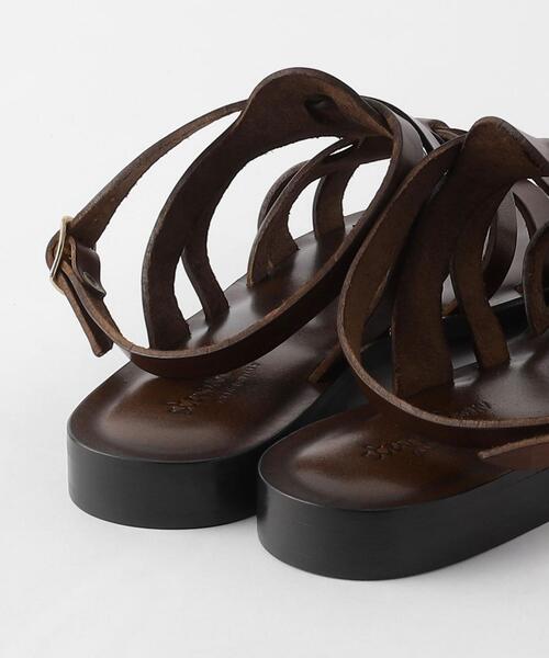Steven Alan（スティーブンアラン）の「＜Steven Alan＞LEATHER CROSS SANDALS/サンダル（サンダル ...