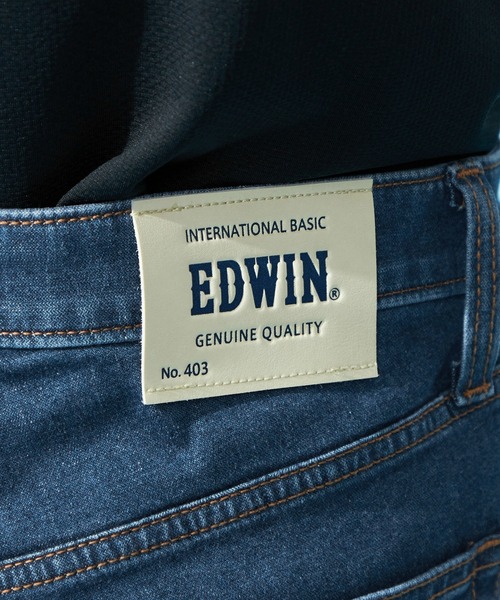 EDWIN（エドウィン）の「EDWIN エドウィン【夏用】インターナショナルベーシック COOL ストレート ジーンズ デニムパンツ 涼しい（デニムパンツ）」 - WEAR