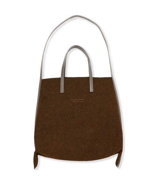 beautiful people（ビューティフルピープル）の「beautiful people edge trim bag M infelt ...