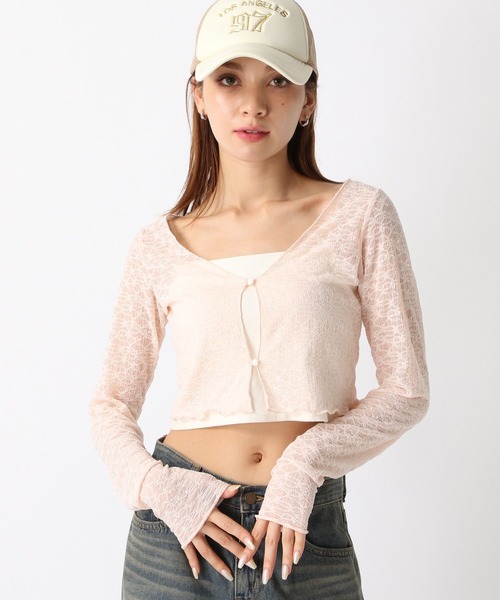 FOREVER 21（フォーエバー トゥエンティーワン）の「【2024SS】コンパクトレースカーディガン（カーディガン/ボレロ）」 - WEAR