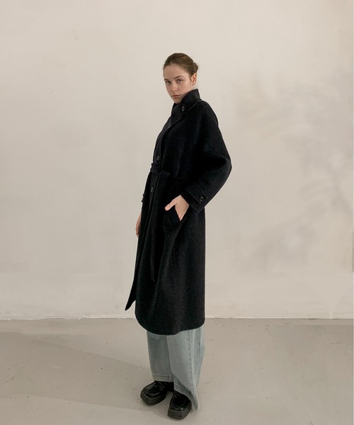 セール】DECADE CLASSIC ウールラップコート（ステンカラーコート