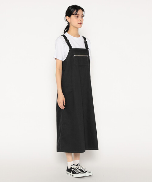 DANTON（ダントン）の「WOMEN'S COTTON DRILL OVERALLS SKIRT（スカート）」 - WEAR
