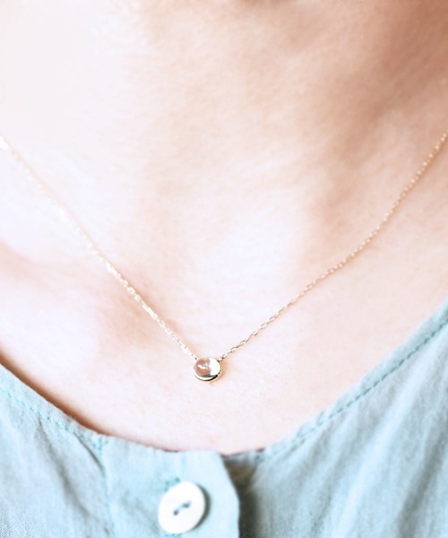 sowi（ソーイ）の「K10 Plump アクアマリン ネックレス（ネックレス）」 - WEAR