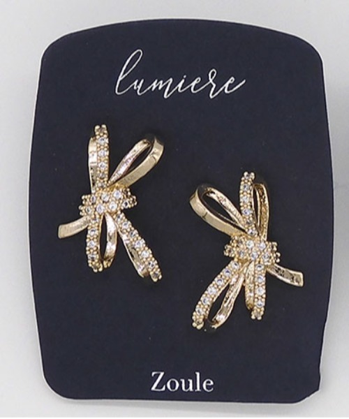 Zoule（ゾーラ）の「Zoule ゾーラ：ネイビーシリーズ knot ピアス（ピアス（両耳用））」 - WEAR