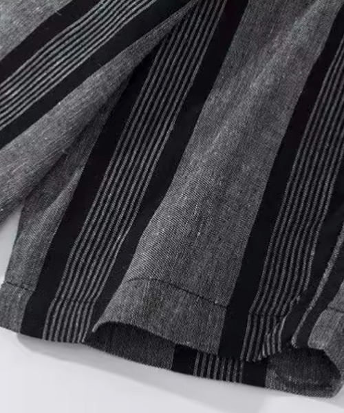 U:UME（ユーム）の「Wide Stripe Cross Void Shirt（シャツ/ブラウス）」 - WEAR