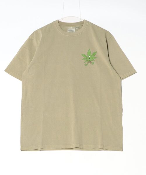 【EXCLUSIVE】HEMPMAN TEE (BONE/FADED OLIVE) | ヘンプマンTシャツ（Tシャツ/カットソー ...