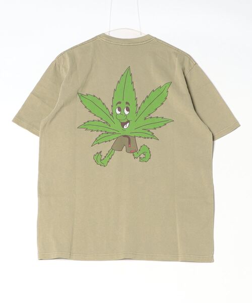 【EXCLUSIVE】HEMPMAN TEE (BONE/FADED OLIVE) | ヘンプマンTシャツ（Tシャツ/カットソー ...