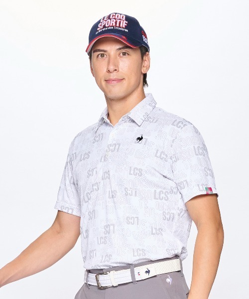 【30th】 総柄半袖シャツ（Tシャツ/カットソー）｜le coq sportif GOLF（ルコックスポルティフゴルフ）のファッション通販 - ZOZOTOWN