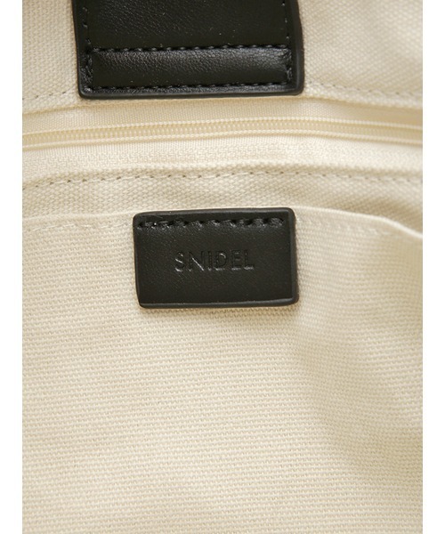 SNIDEL（スナイデル）の「キャンバスロゴバッグ（ハンドバッグ）」 - WEAR