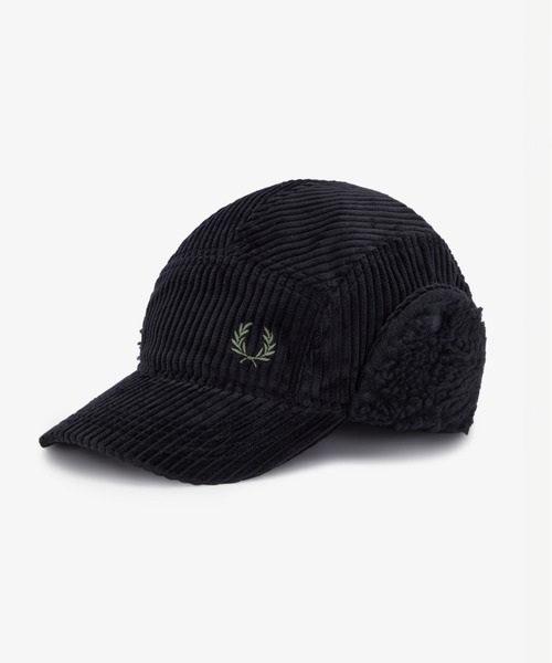 5 Panel Cord Trapper Cap（キャップ）｜FRED PERRY（フレッドペリー）のファッション通販 - ZOZOTOWN