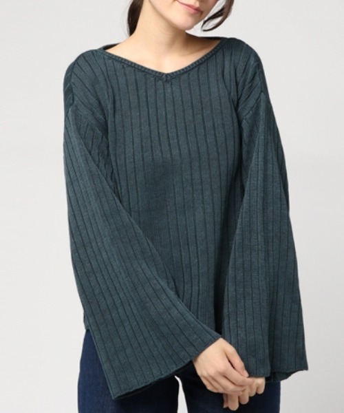 【セール】K2236 ワイドリブボリュームスリーブプルオーバー（ニット/セーター）｜AUDITION（オーディション）のファッション通販 ...