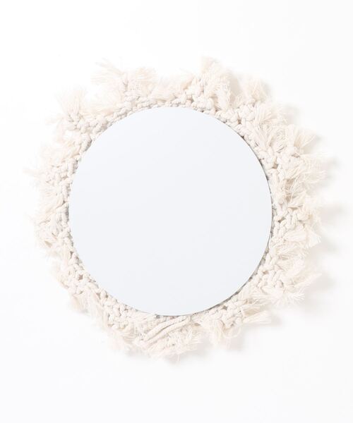 dictionary（ディクショナリー）の「【 DICTIONARY / ディクショナリー 】マクラメ ミラー タペストリー（ミラー）」 - WEAR