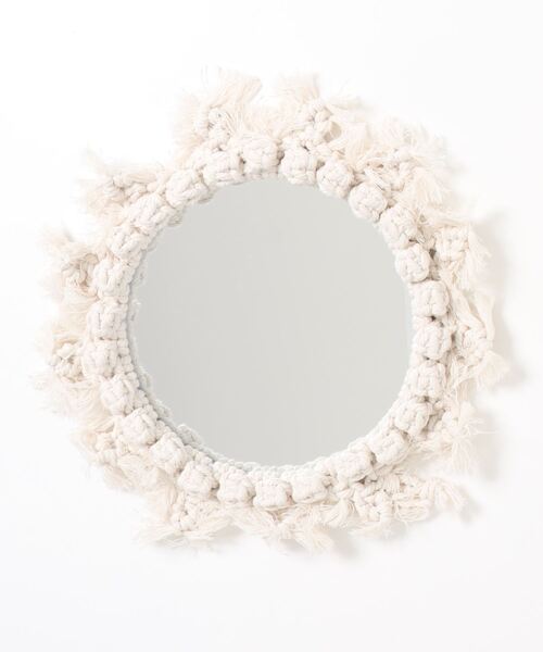 dictionary（ディクショナリー）の「【 DICTIONARY / ディクショナリー 】マクラメ ミラー タペストリー（ミラー）」 - WEAR