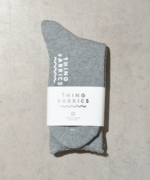 THING FABRICS（シングファブリックス）の「"THING FABRICS" TF Organic Heather Pile Crew ...
