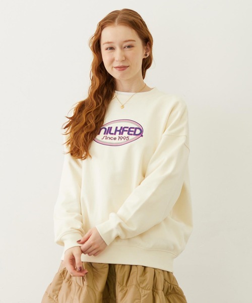MILKFED.（ミルクフェド）の「CIRCLE LOGO SWEAT TOP（スウェット）」 - WEAR
