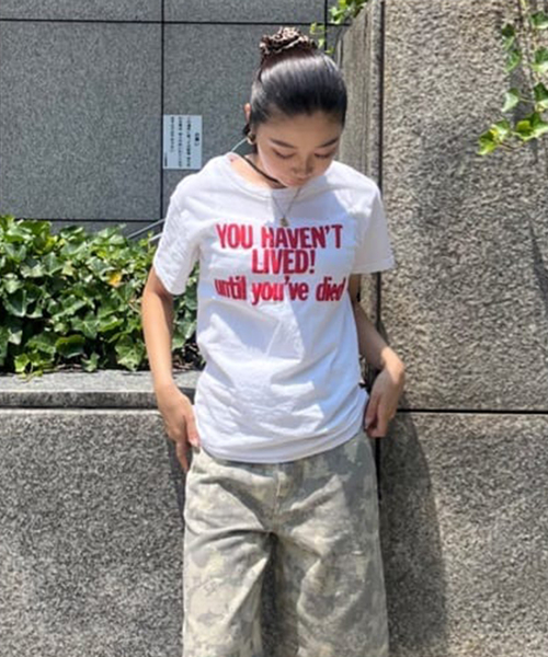 Oriens JOURNAL STANDARD（オリエンス ジャーナルスタンダード）の「【nancy/ナンシー】 LIVED? TEE ...