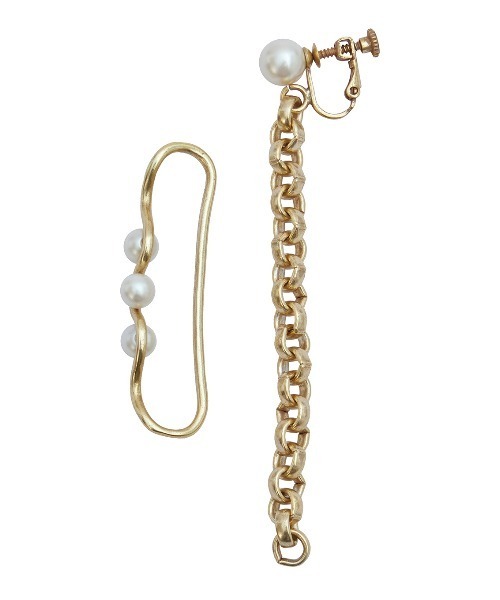 AMERI（アメリ）の「PEARL EARRING SET EAR CUFF（イヤリング）」 - WEAR