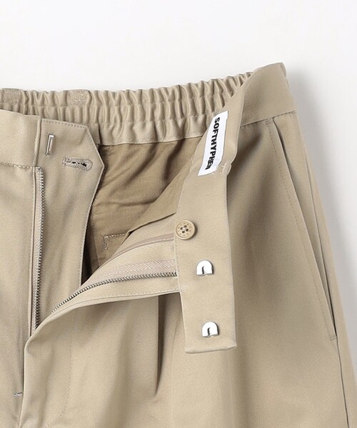 SOFTHYPHEN（ソフトハイフン）の「＜SOFTHYPHEN＞ チノ タック ワイド パンツ（チノパンツ）」 - WEAR