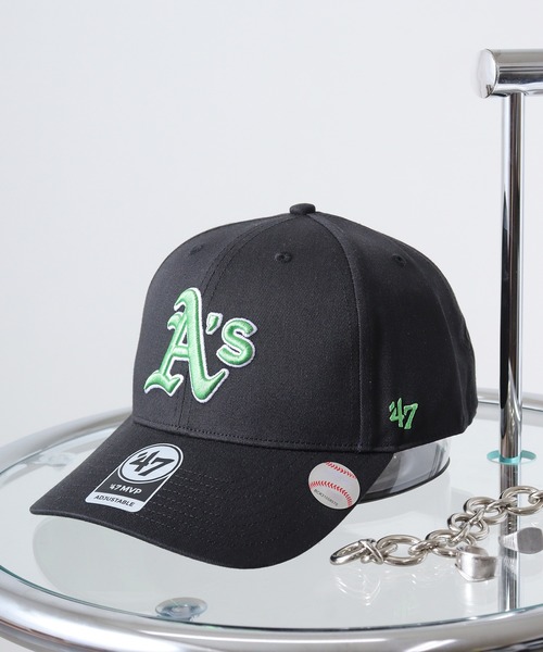 47Brand MLB公認 ’47BRAND MVP BBCAP Oakland Athletics baseball cap オークランド ...
