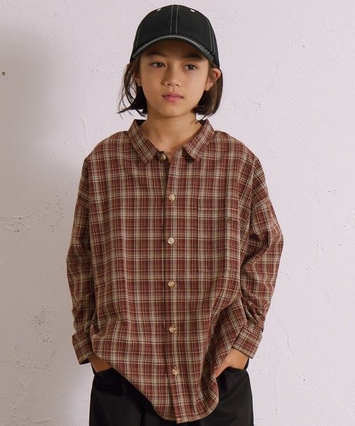 PAIRMANON STREET（ペアマノンストリート）の「アソート 長袖 布帛 ワンポイント 刺繍 シャツ【PAIRMANON STREET】（シャツ/ブラウス）」 - WEAR